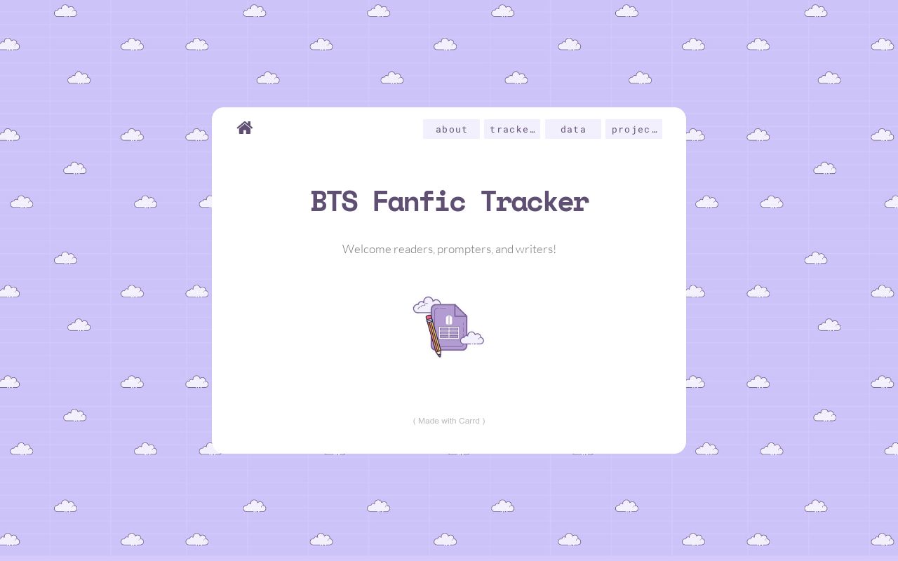 BTS Fanfic Tracker